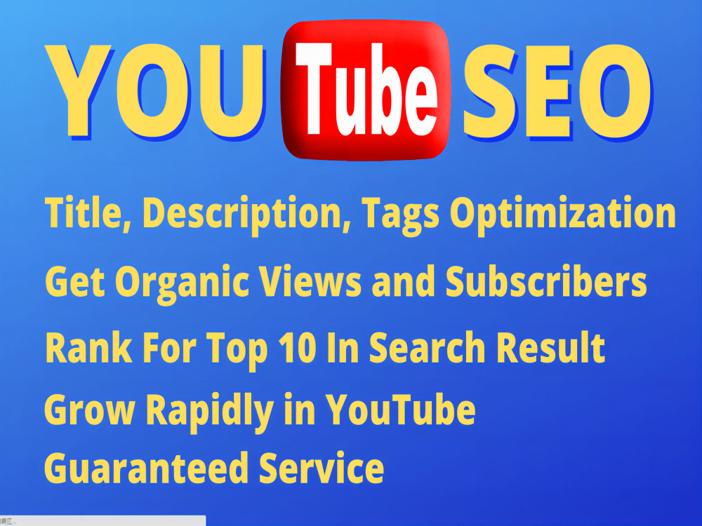 Best youtube SEO to improve your video ranking | Upwork