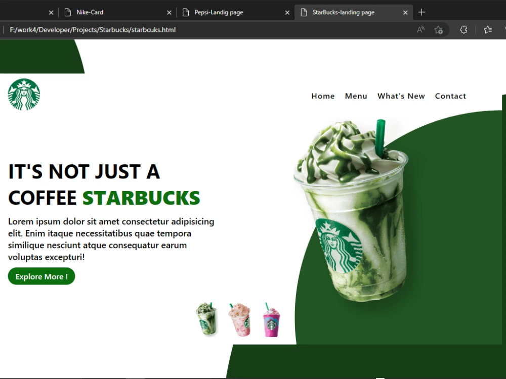A fully responsive and interactive web landing page | Upwork