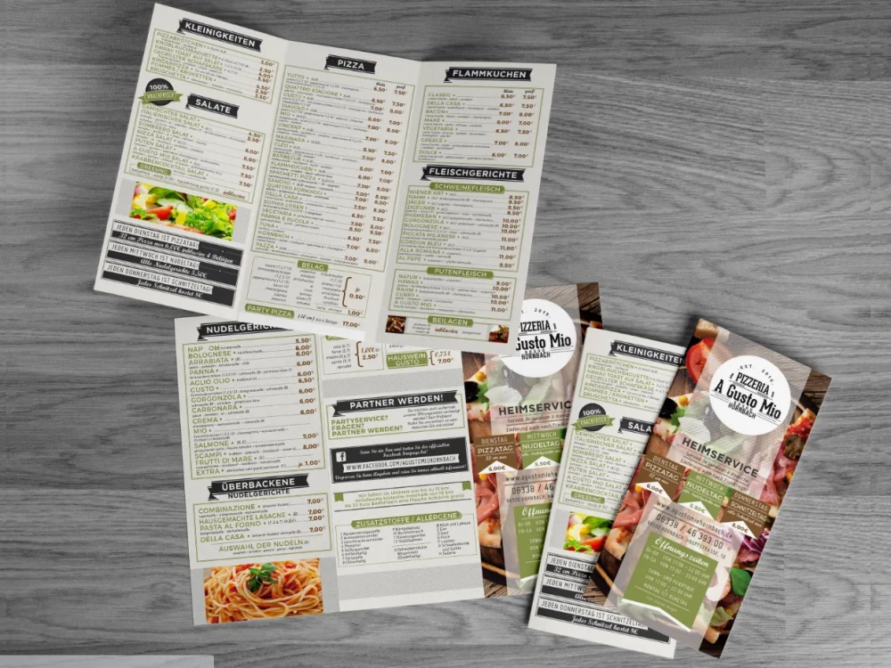 A beautiful restaurant menu | Upwork