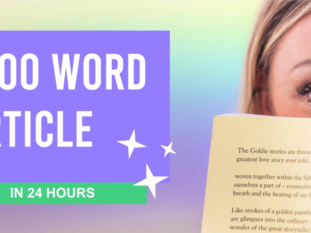 1000-Word Article In 24 Hours | Upwork