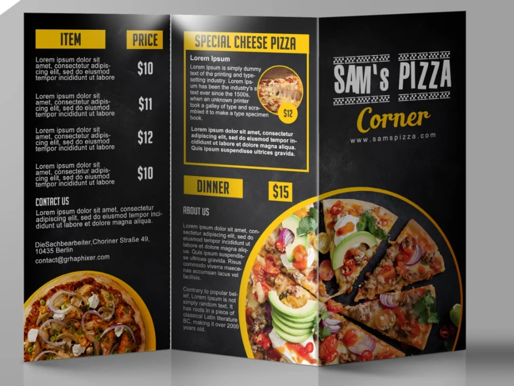 A professional restaurant menu design | Upwork