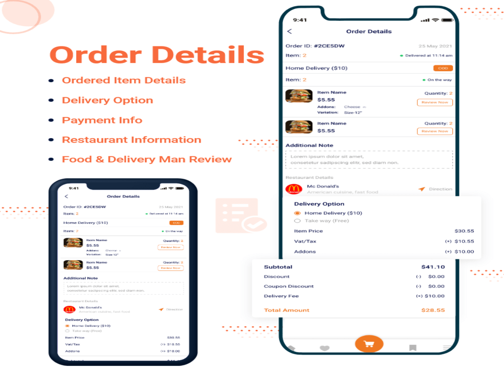 A Flutter Multi-Restaurant app for both Android and iOS with Laravel admin. | Upwork