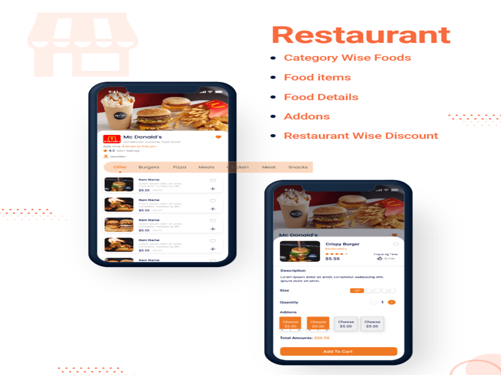 A Flutter Multi-Restaurant app for both Android and iOS with Laravel admin. | Upwork