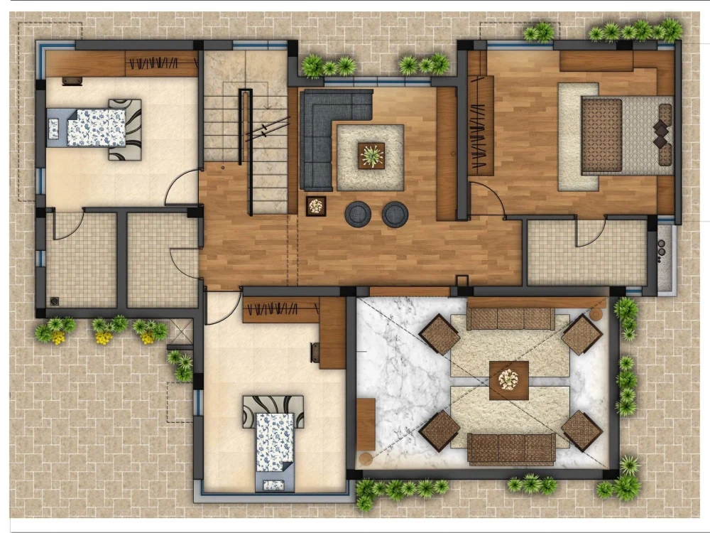 2D layouts of your apartment made from your sketches | Upwork