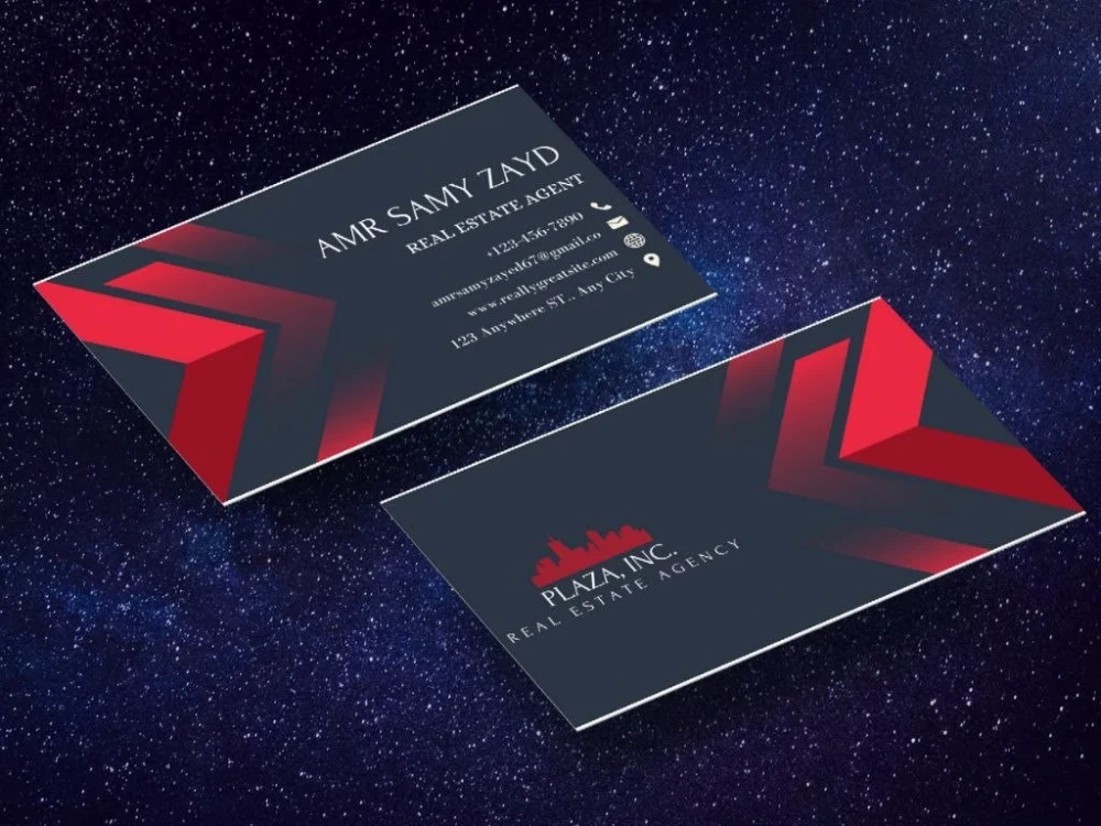 A professional 2 sided business card with your logo and information ...