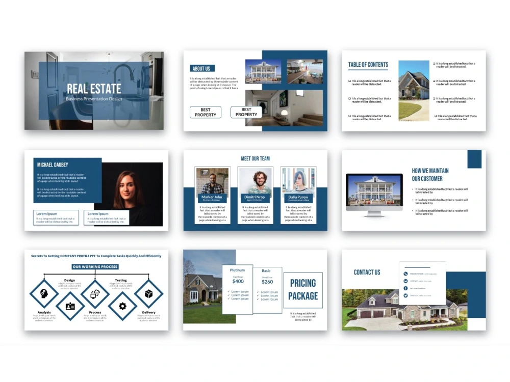 Professional and engaging PowerPoint presentation designs for any ...