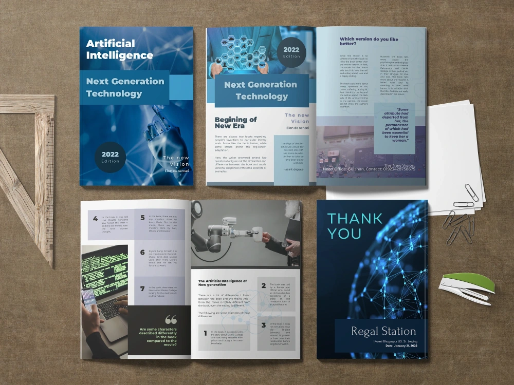 Amazing corporate brochure design. | Upwork