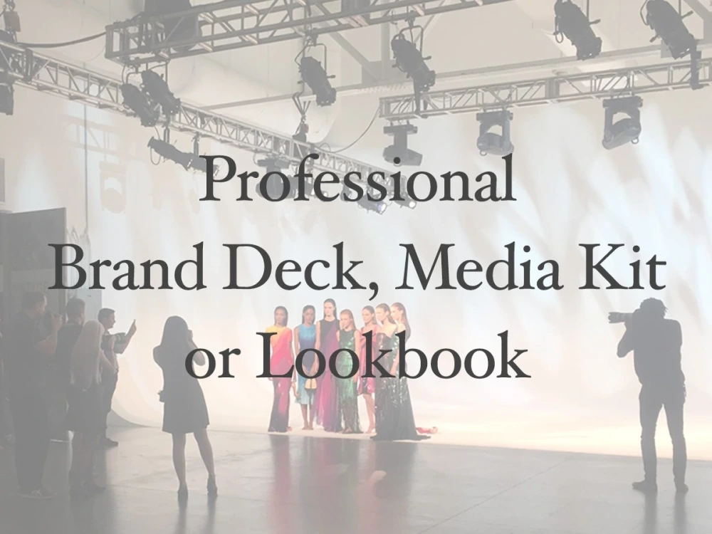 A professional brand deck, media kit or lookbook | Upwork