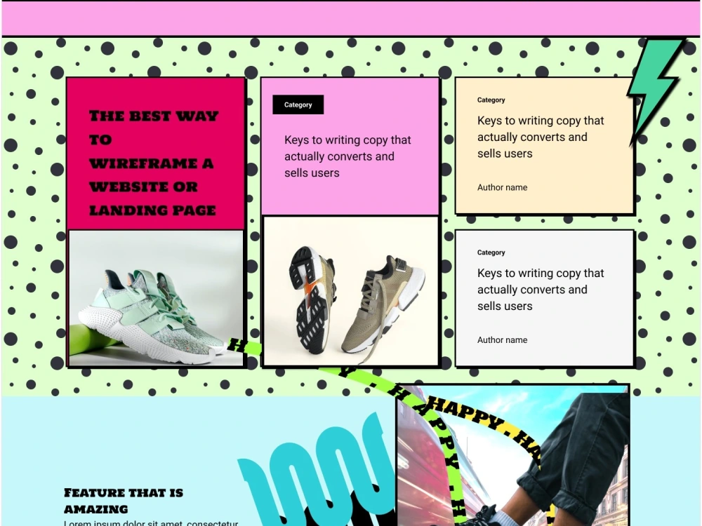 Modern, minimal, interactive and trendy website design | Upwork