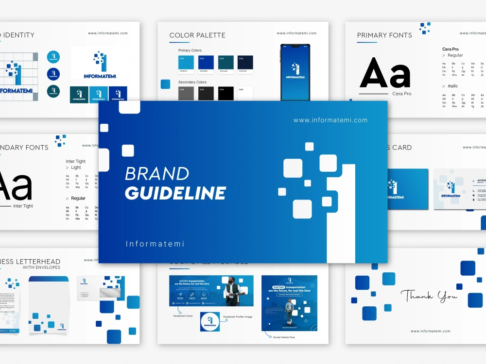 An aesthetically pleasing Brand Guide | Upwork