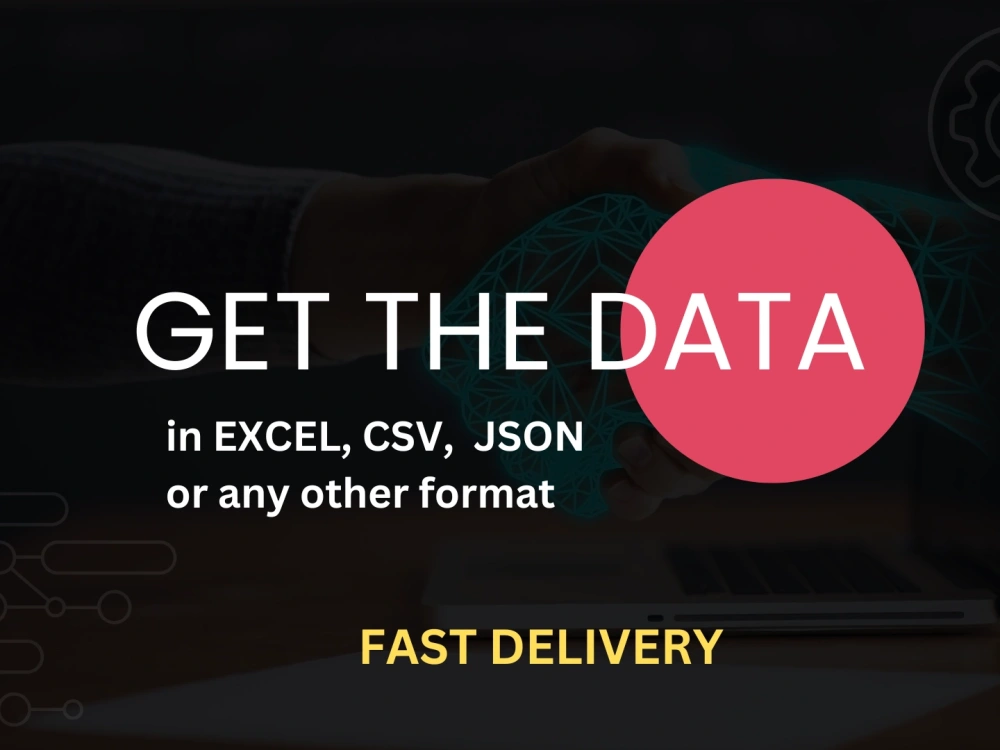 Data scraped from any public website in any desired format using Python | Upwork