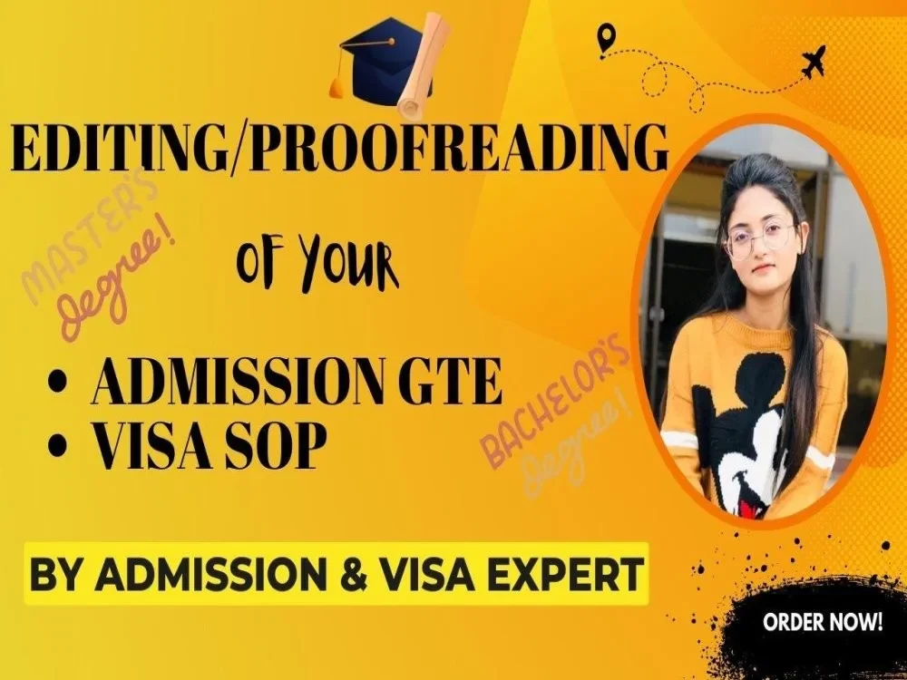 A professionally constructed GTE/VISA SOP for Australia Student Visa | Upwork