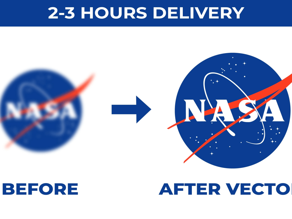 Your low-quality logo, image converted in vector file | Upwork