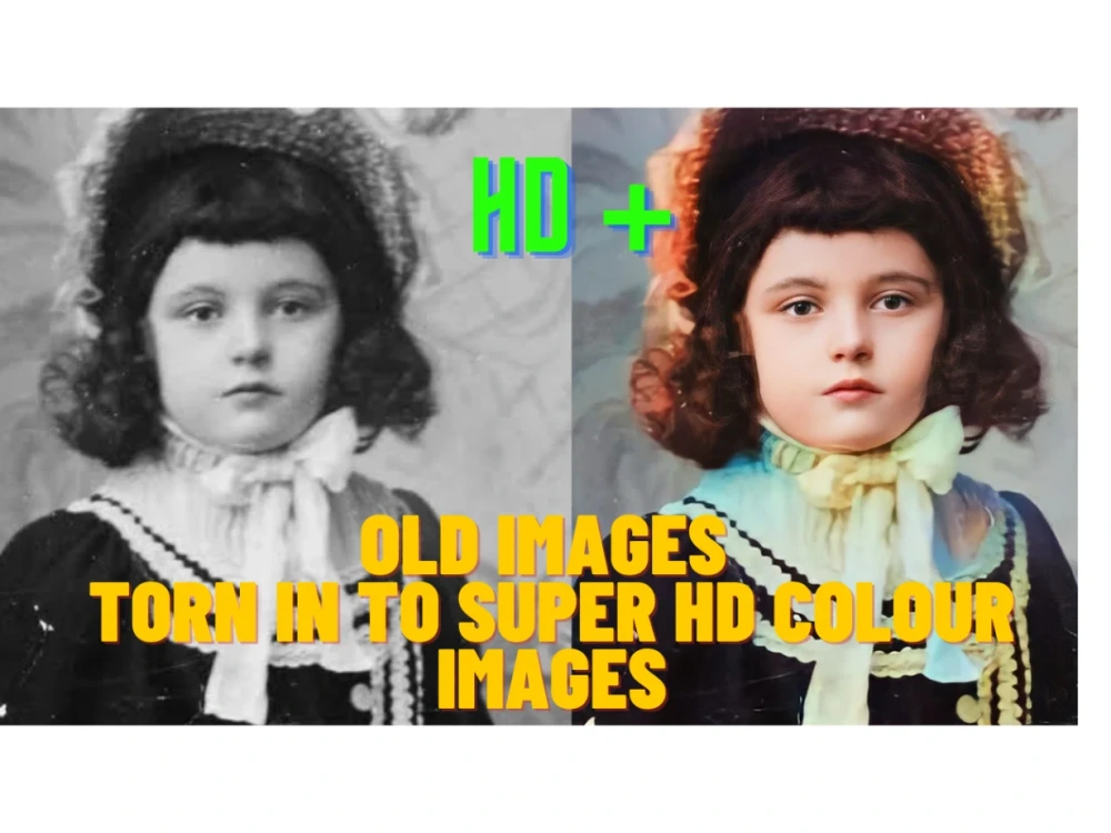 Make colorize and enhancement old images colorfull HD images | Upwork