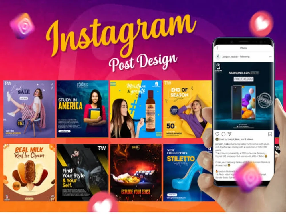 Creative Instagram post and story design | Upwork