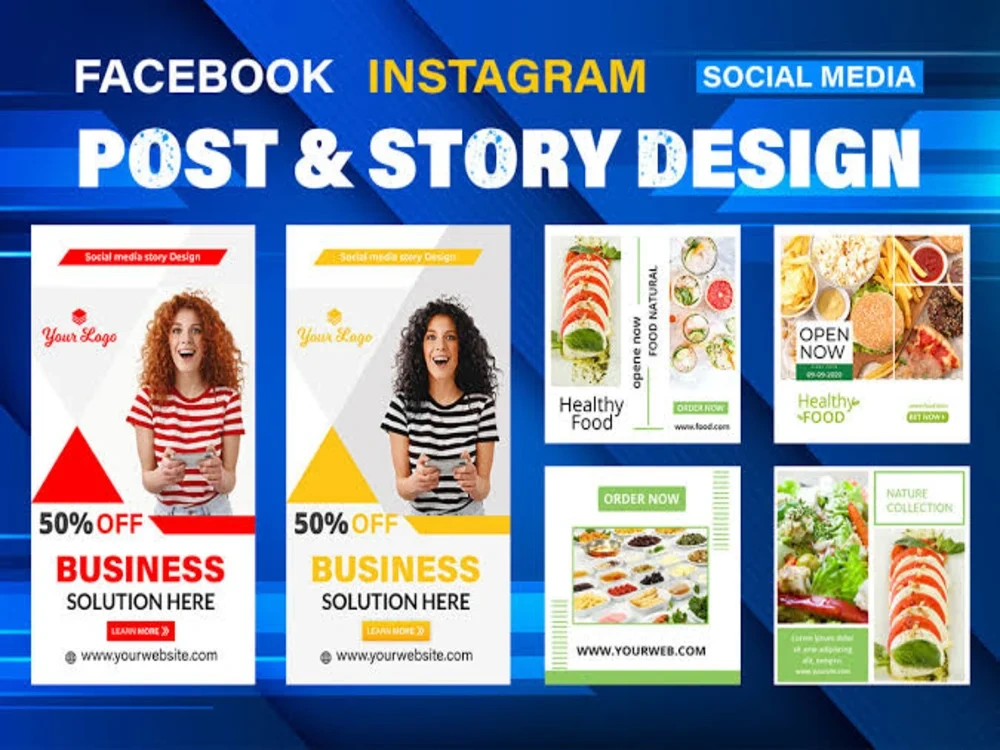 Creative Instagram post and story design | Upwork