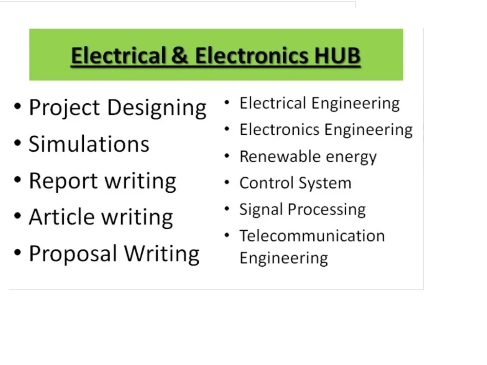 Get reports and articles on electrical electronics engineering | Upwork