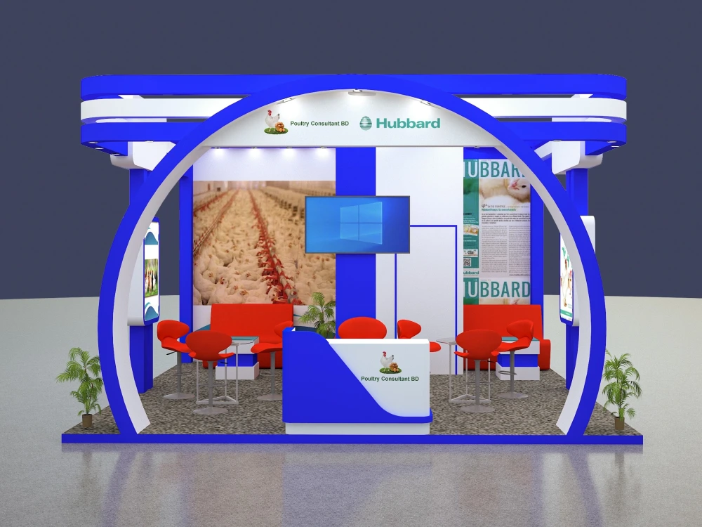 Unique trade show booth exhibition stall stand kiosk virtual booth ...
