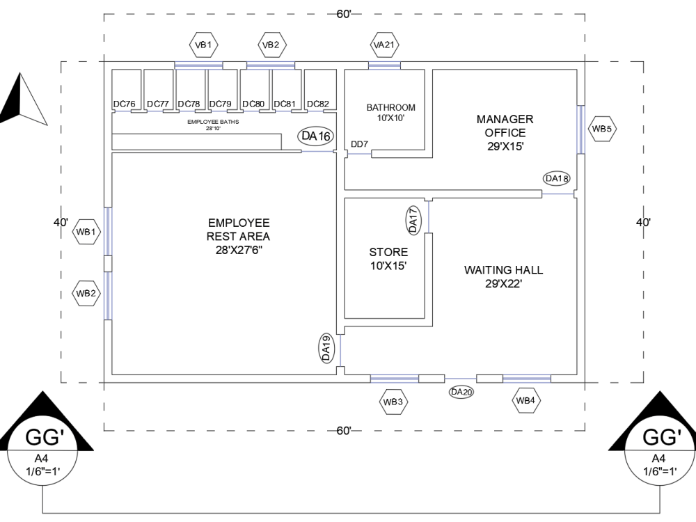 Architectural 2D Drawings, Elevation and Sections | Upwork