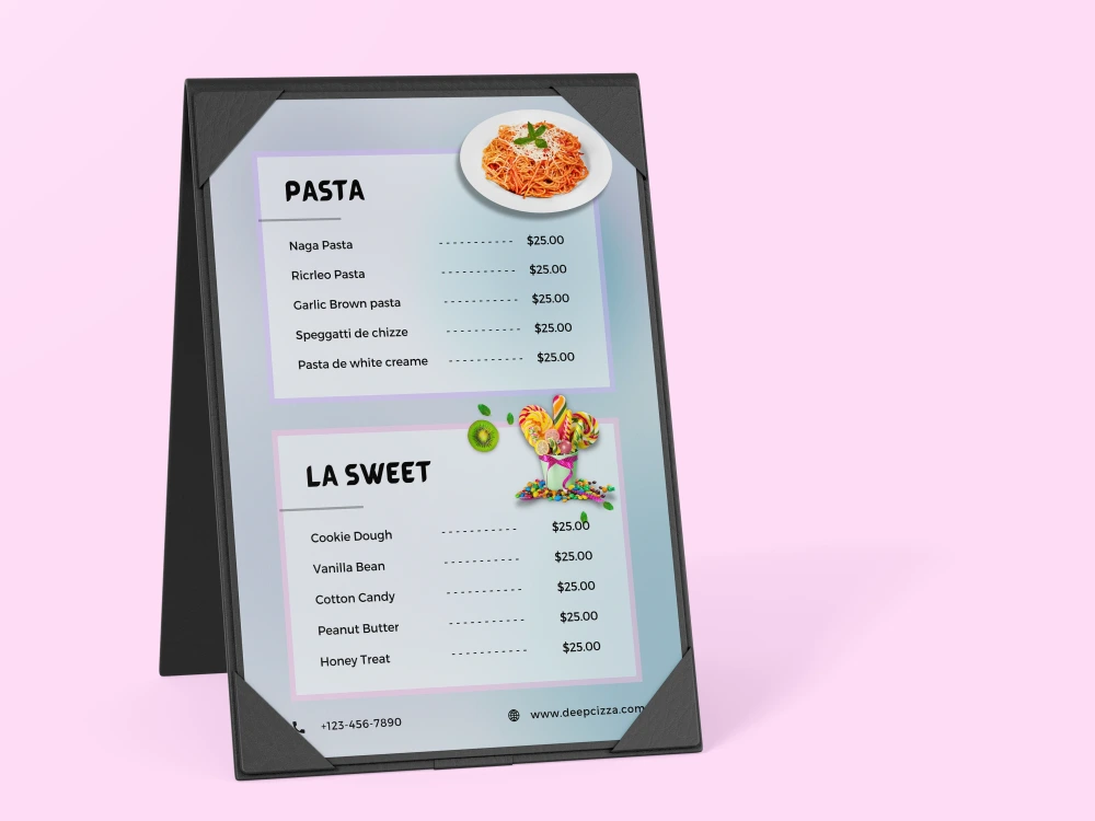 A Custom print-ready restaurant menu design. | Upwork