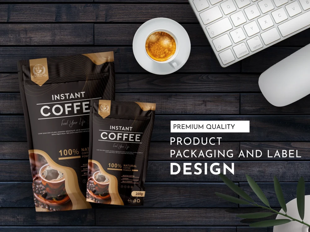 A stylish and modern product package and label design | Upwork