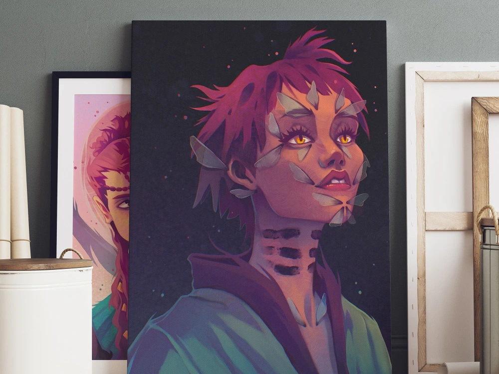 Unique and colorful digital portrait | Upwork