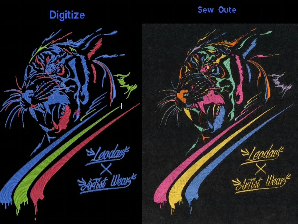 Do complex embroidery digitizing | Upwork