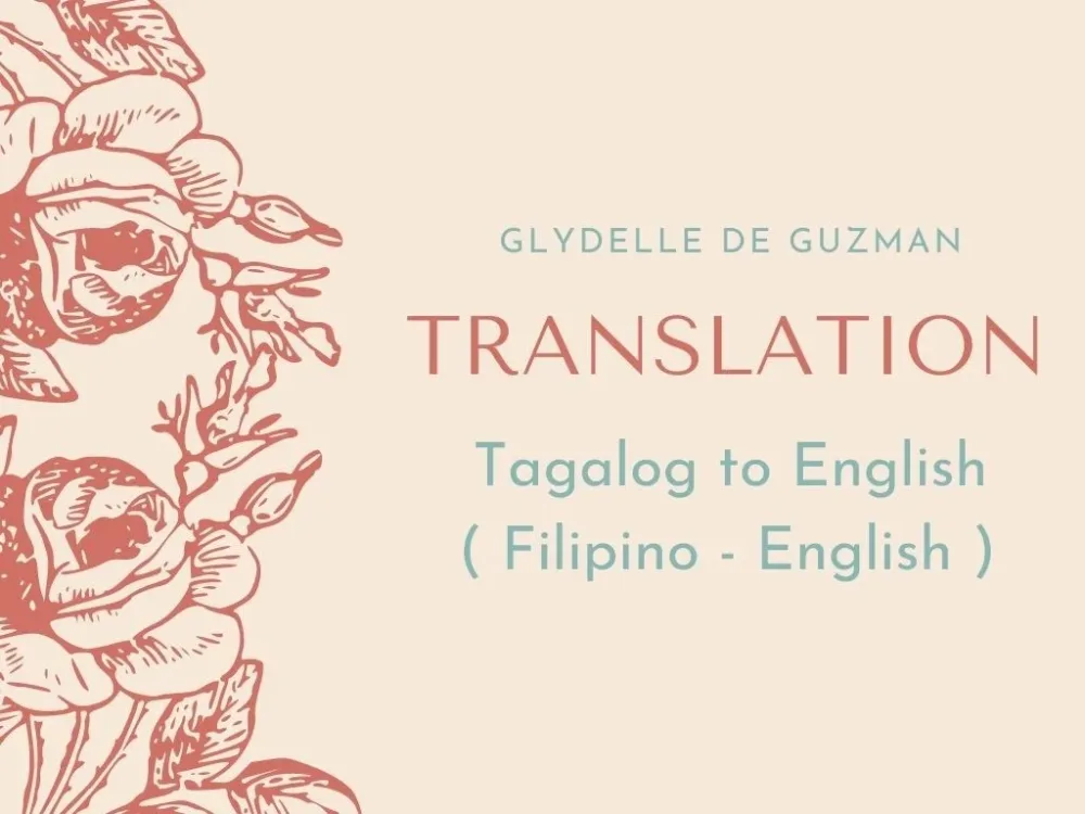 Translation From English To Filipino/Tagalog and Vice versa | Upwork