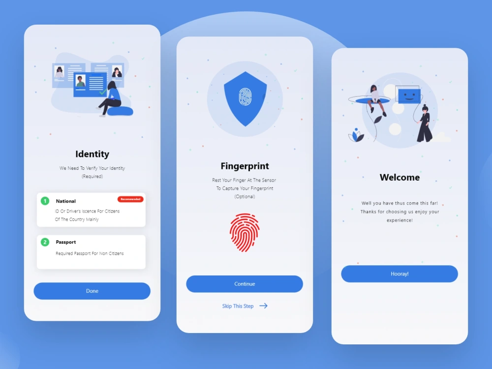Custom light themed mobile, desktop app or website UI | Upwork