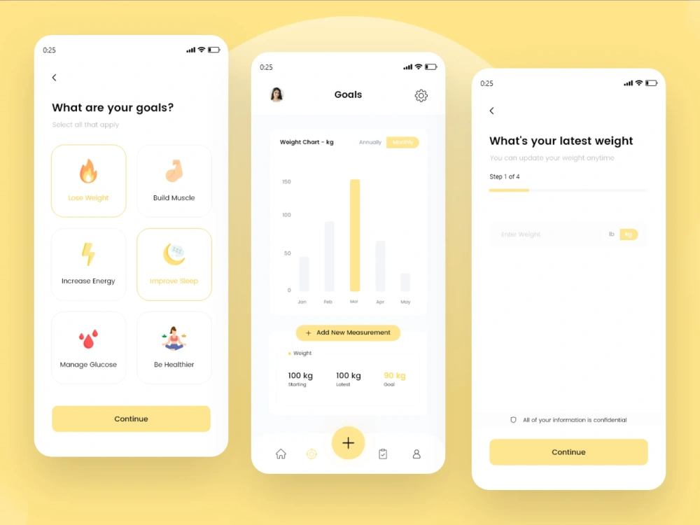 Custom light themed mobile, desktop app or website UI | Upwork