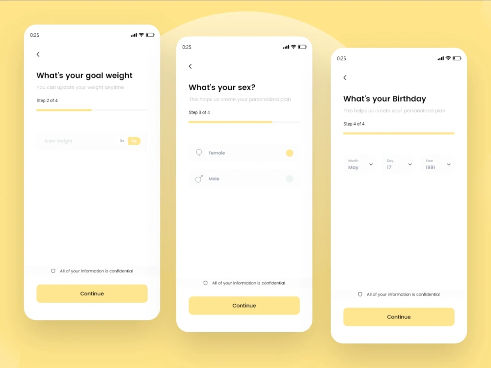Custom light themed mobile, desktop app or website UI | Upwork