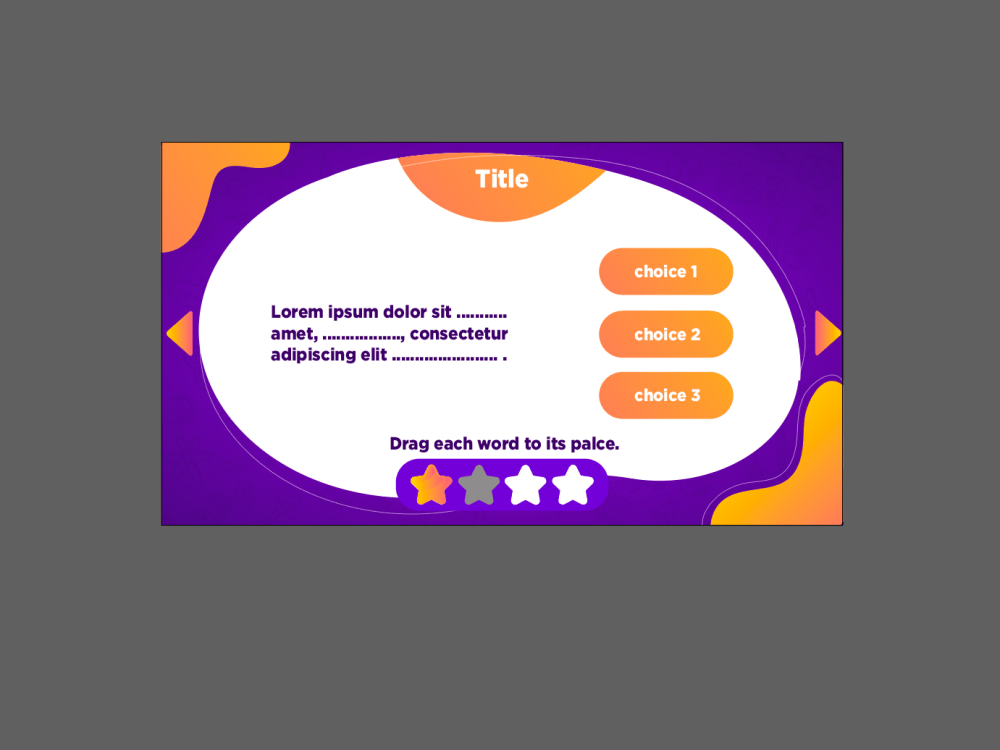 The interactive module on the articulate storyline for schools | Upwork