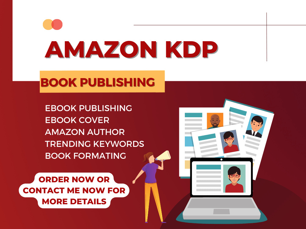 Your book published,KDP book publishing, self publishing, book cover ...