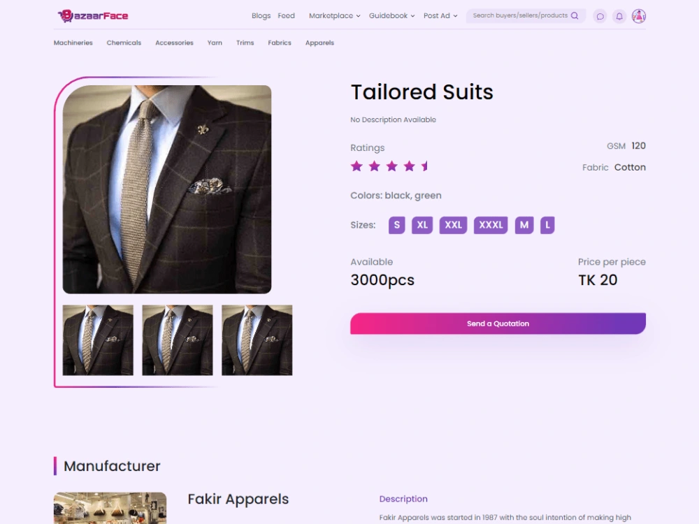 Web application landing page in react or next js | Upwork