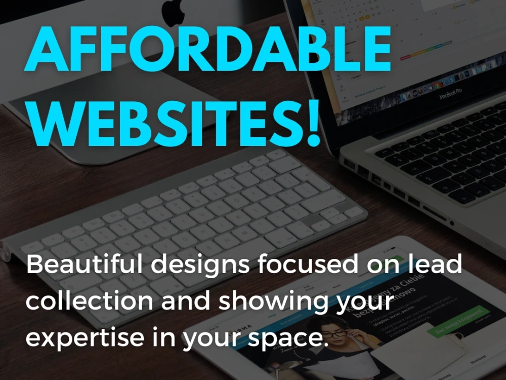 Beautiful eye-catching website optimized for lead collection. (BASIC ...