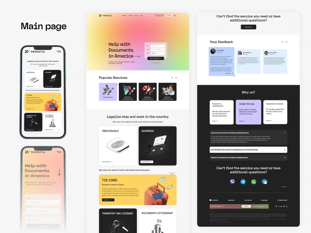 A Modern, Clean, and Professional UI/UX (Landing Page) Design. | Upwork