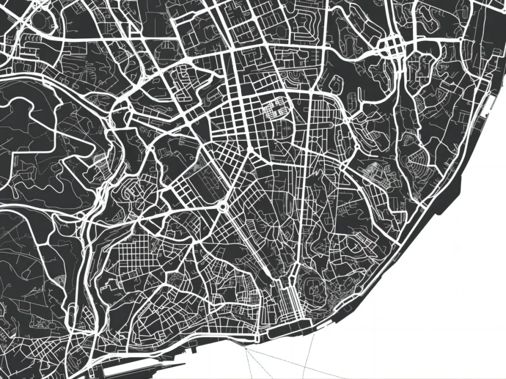 Road city map design | Upwork