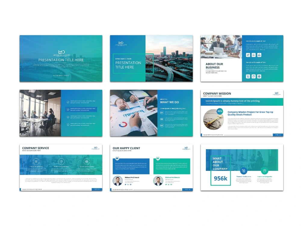 Modern business PPT, PowerPoint presentation, pitch deck and infographics | Upwork