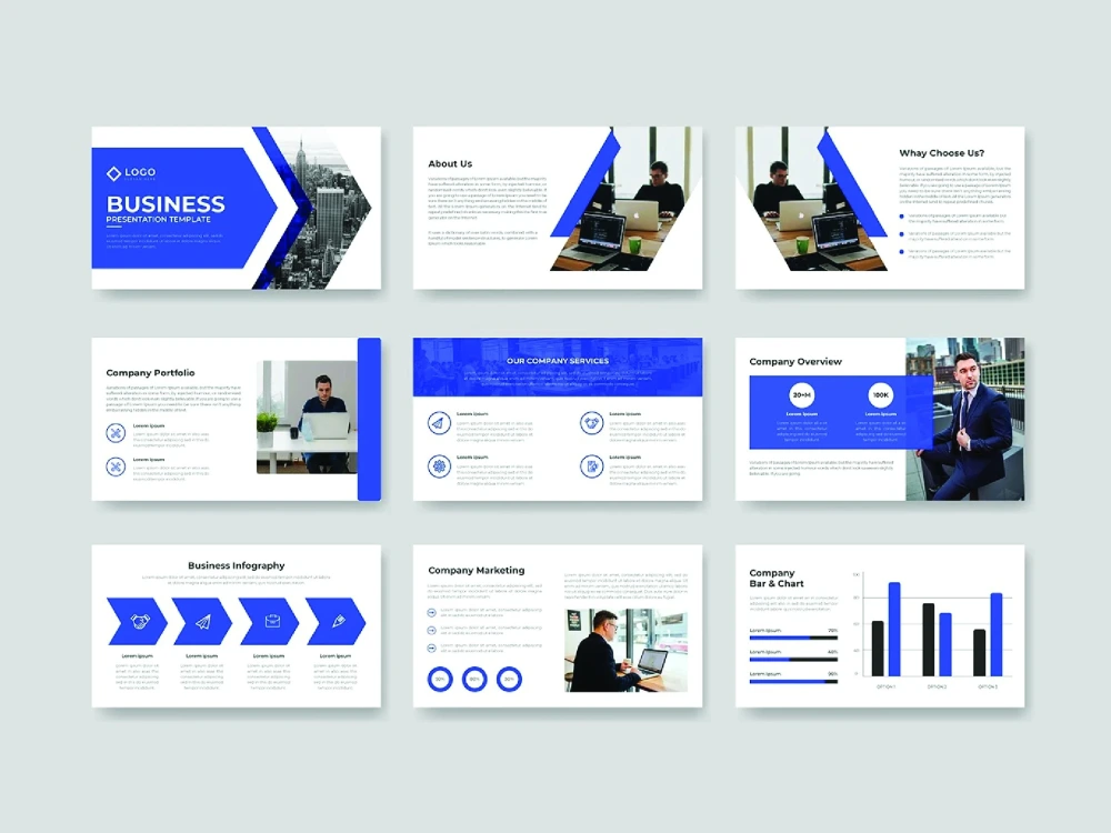 Modern business PPT, PowerPoint presentation, pitch deck and infographics | Upwork