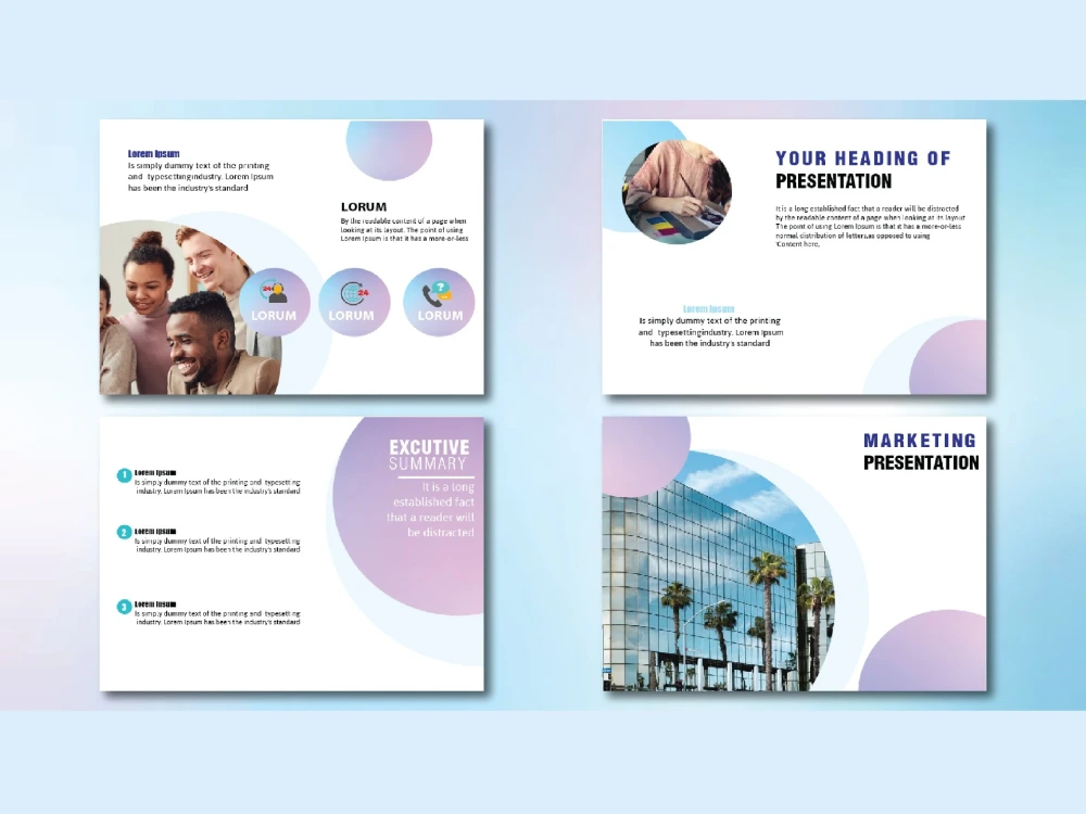 Modern business PPT, PowerPoint presentation, pitch deck and infographics | Upwork