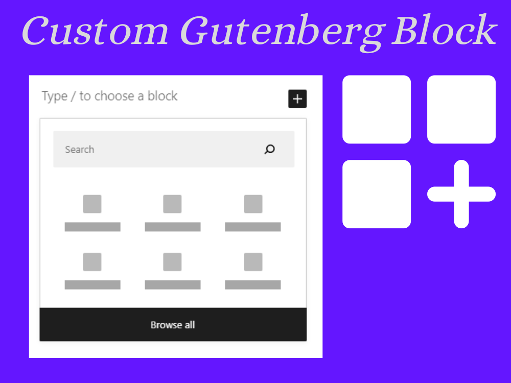 A WordPress Custom Gutenberg Block | Upwork