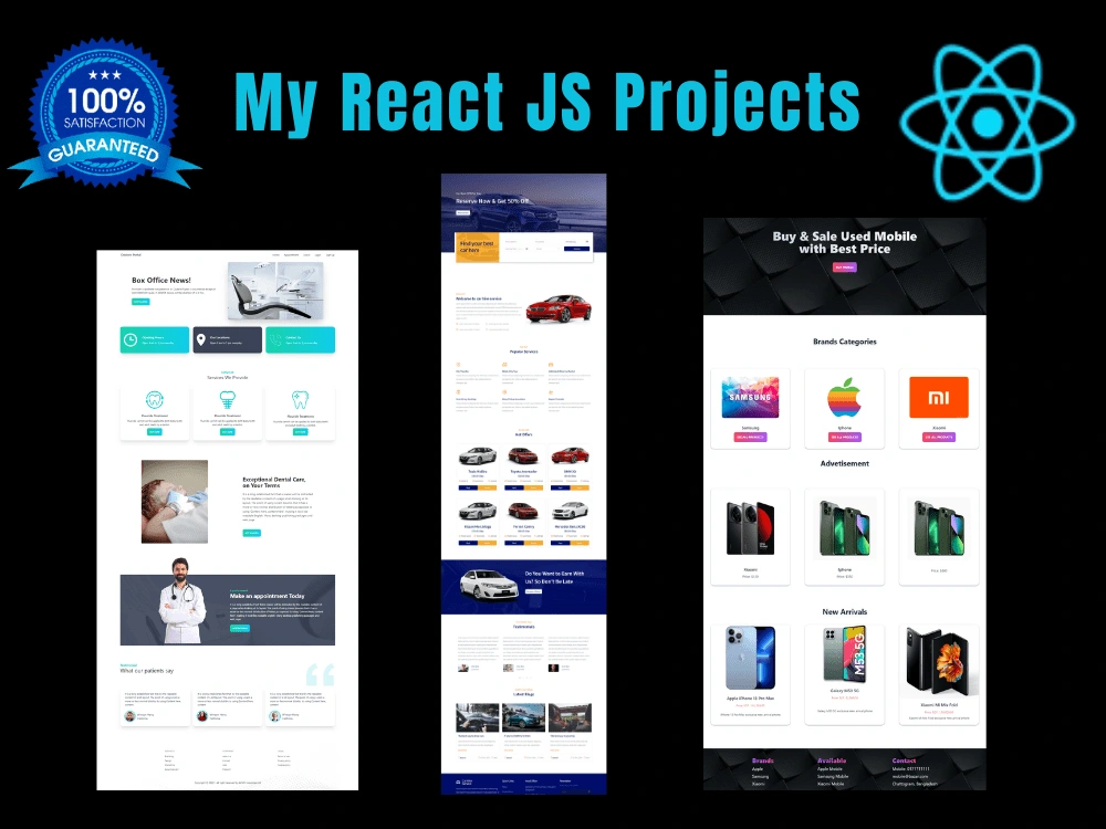React Js Developer | Front-End Web Developer | React Developer | React js | Upwork