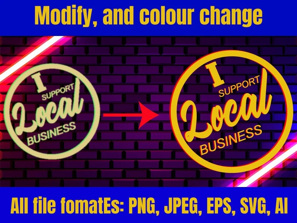 Redesign, modify, revamp, redraw, recreate, update, logo fix | Upwork Redesign, modify, revamp, redraw, recreate, update, logo fix | Upwork