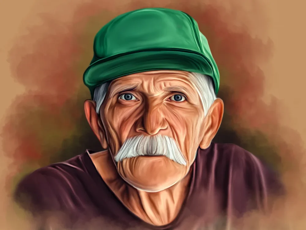 Make realistic self-portrait digital oil paintings for family members ...