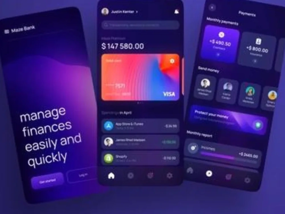 A clean finance-tracking mobile app | Upwork