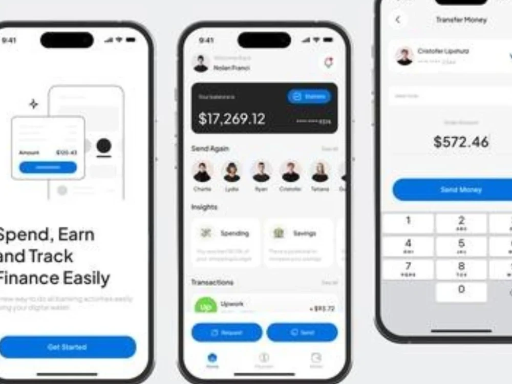 A clean finance-tracking mobile app | Upwork
