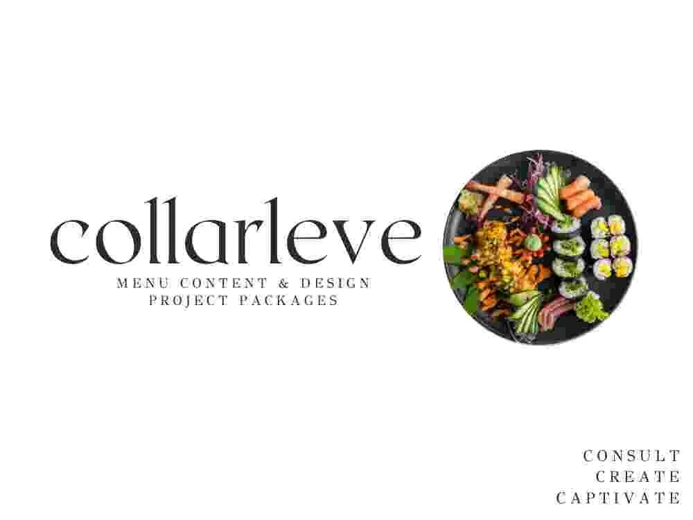 A menu curated and designed with thought and care | Upwork