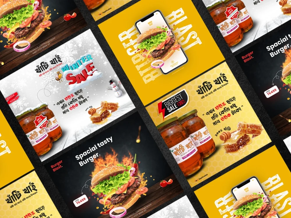 Creative Social Media Posters for Increased Engagement and Brand ...