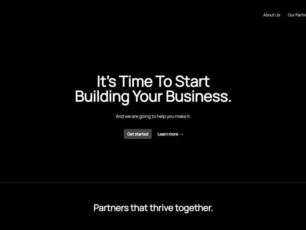 An appealing website with a minimal and modern and responsive design ...
