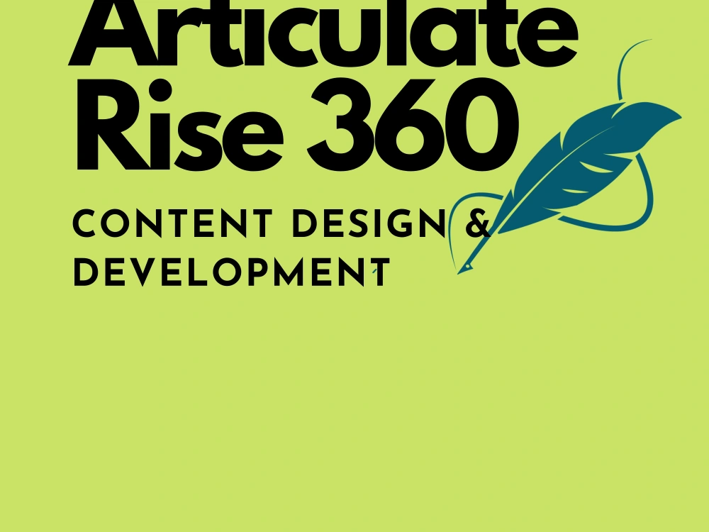 A dynamic interactive e-learning module created with Articulate Rise ...